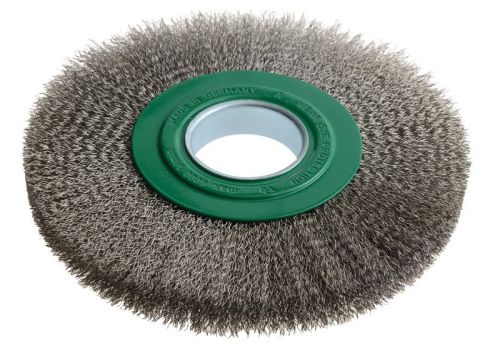 Lessmann Wheel Brush D200 x w25-27 x 16 Bore Stainless Steel | Handy ...