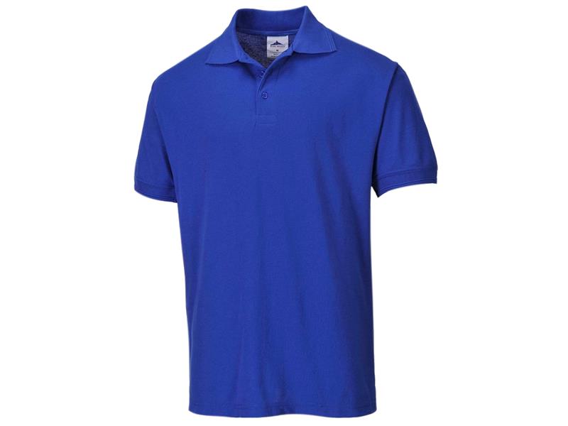 Portwest B210 Naples Royal Blue Polo Shirt M B210RBM | Handy Hardware