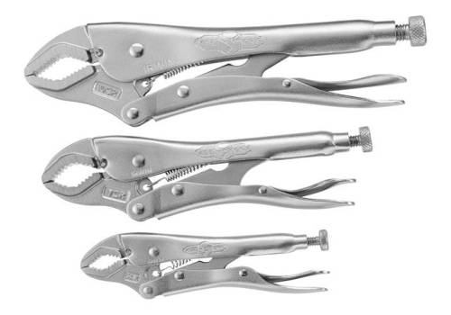 Visegrip Curved Jaw Locking Plier Set ( 5CR / 7CR / 10CR) | Handy Hardware