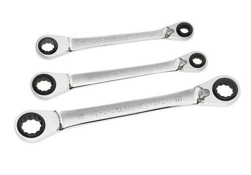 Britool Quadbox Spanner Set of 3 In Toolroll | Handy Hardware