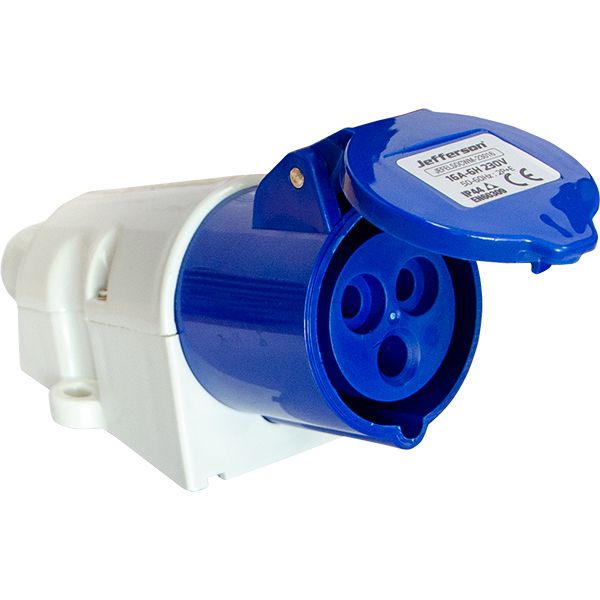 Jefferson 230V 16A Wall Mounted Socket JEFELSOCWM-23016 | Handy Hardware